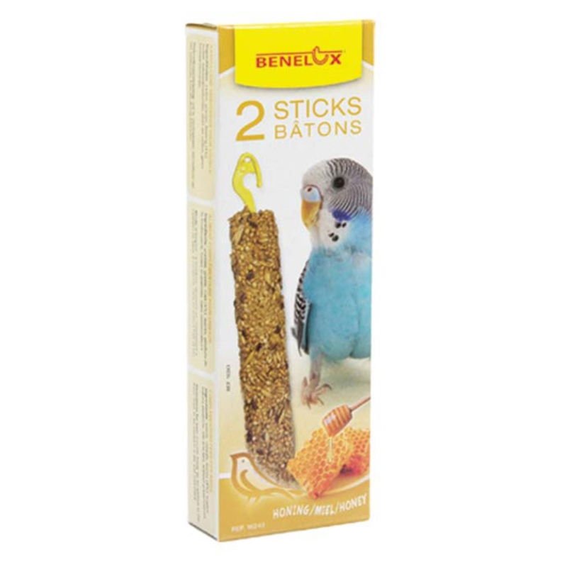 BENELUX ΣΤΙΚ ΓΙΑ ΠΑΠΑΓΑΛΑΚΙΑ ΜΕ ΜΕΛΙ 2 ΤΕΜ - MyPetPlanet