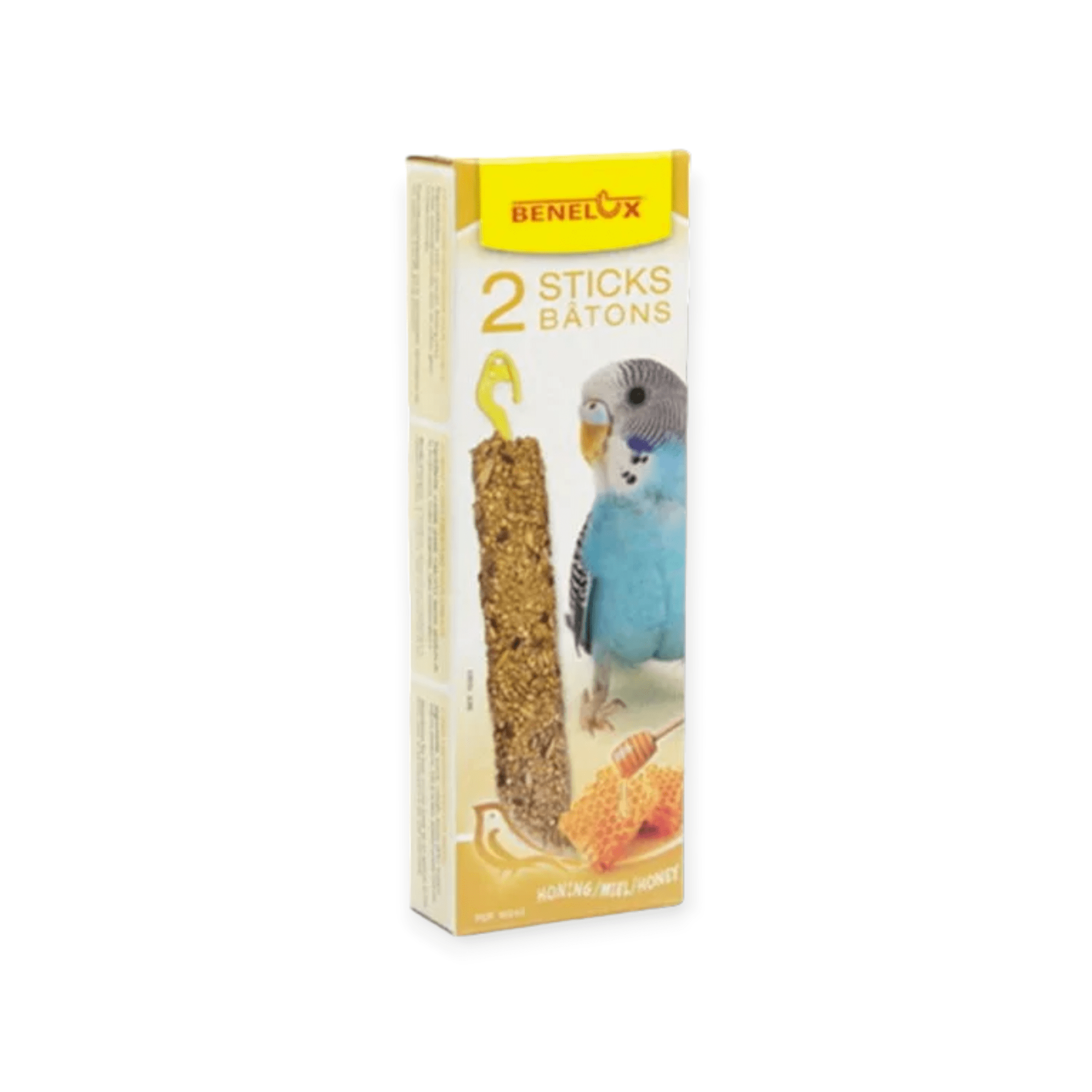 Benelux Στικ Για Παπαγαλάκια Με Μέλι 2 Τεμ - MyPetPlanet