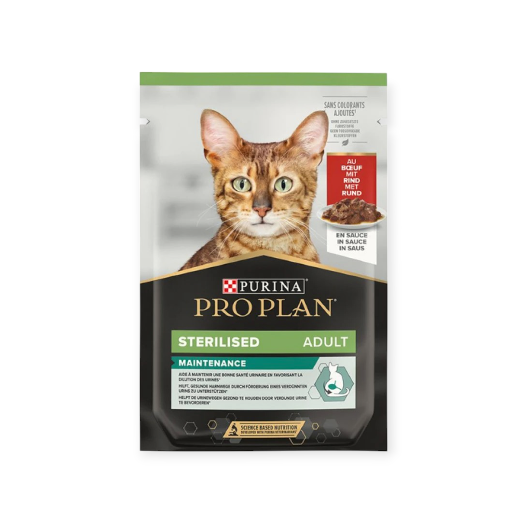 Purina Pro Plan Υγρή Τροφή Για Στειρωμένες Γάτες Nutrisavour Βοδινό Σε ...