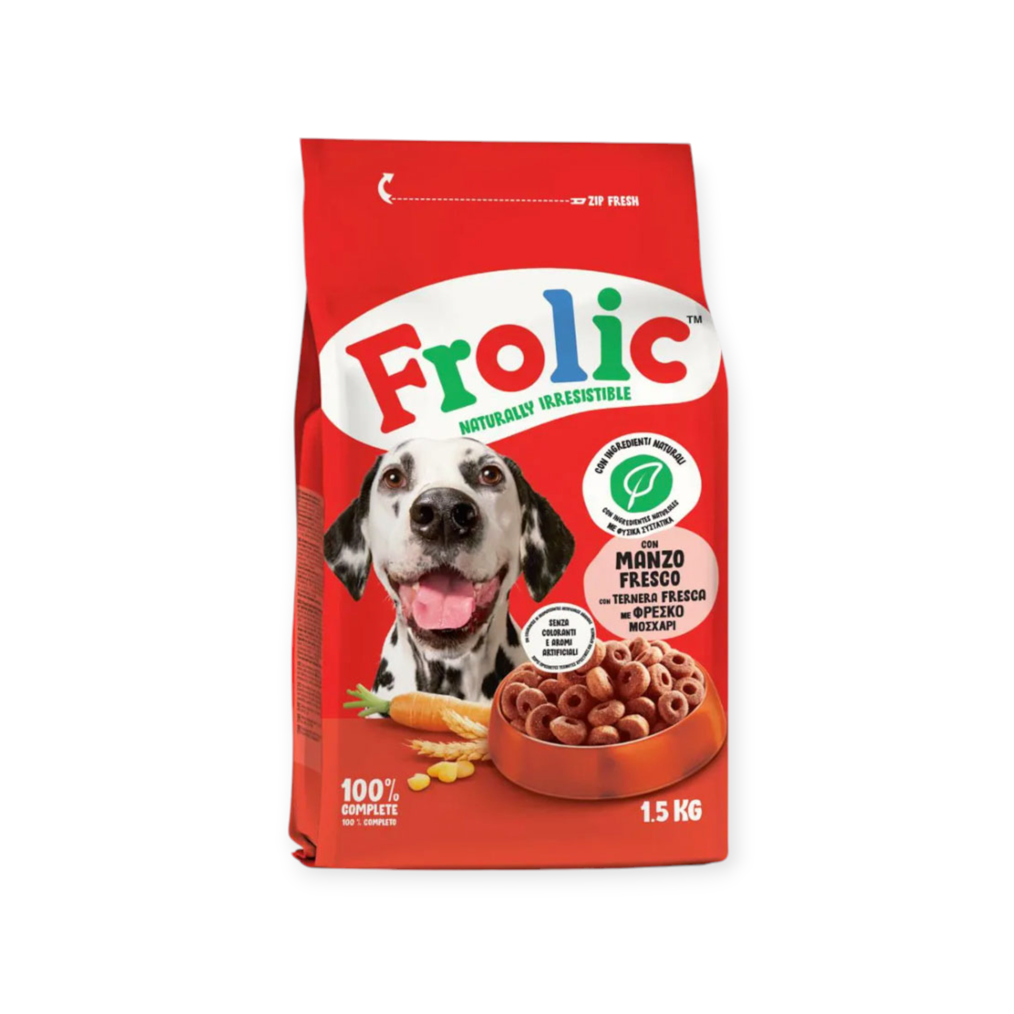 Ημίυγρη Τροφή Σκύλου Frolic Complete Μοσχάρι 1.5kg - MyPetPlanet