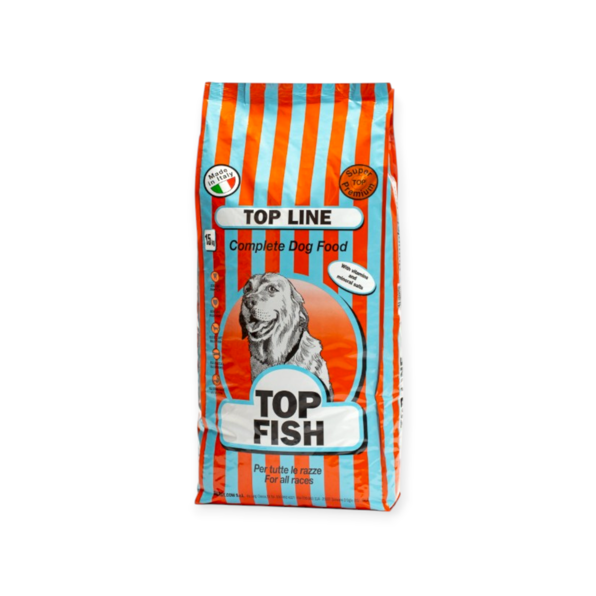 Τροφή Σκύλου Top Line Fish 15kg - MyPetPlanet
